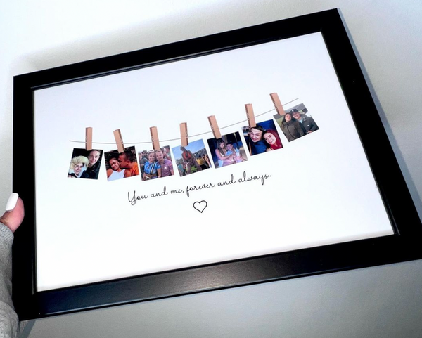 Peg personalised print ideal gift